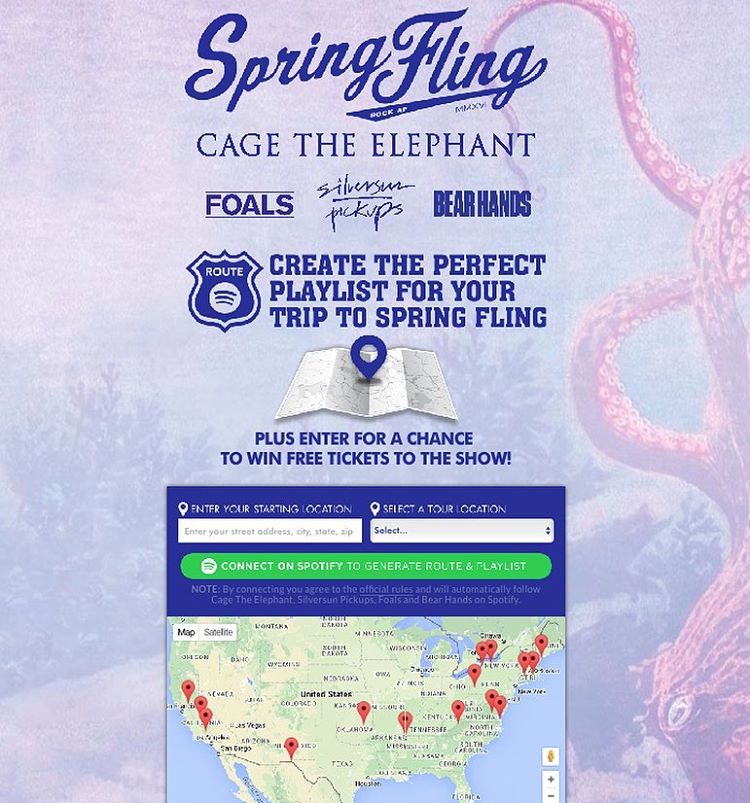 SPRING FLING ROAD TRIP – Silversun Pickups
